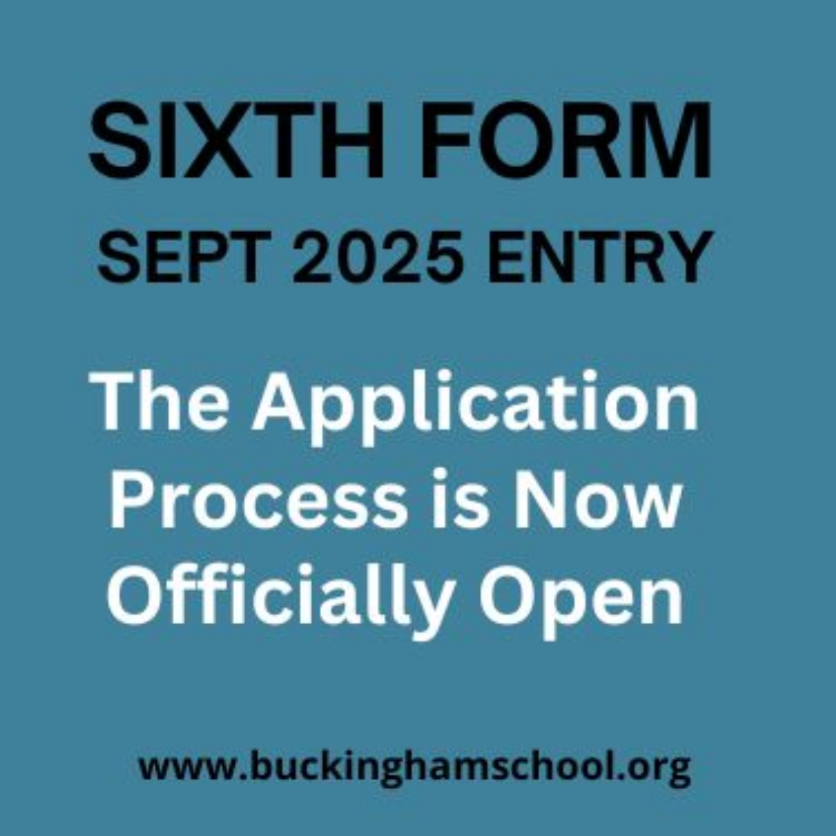 The Buckingham School - Sixth Form Application Process is Now ...
